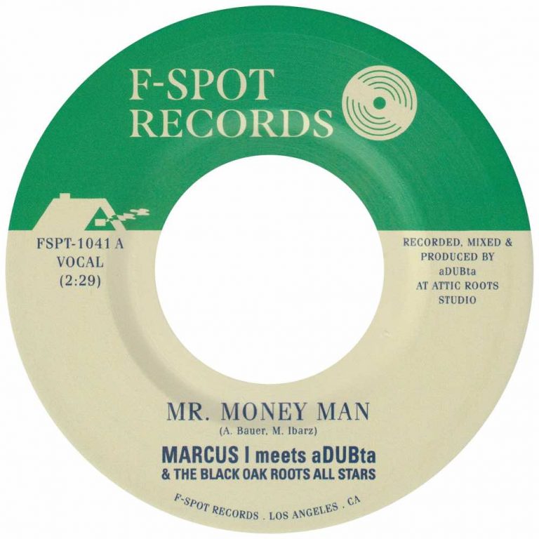 MARCUS I MEETS ADUBTA: Mr Money Man (Vinyl 7") - Monkeyboxing